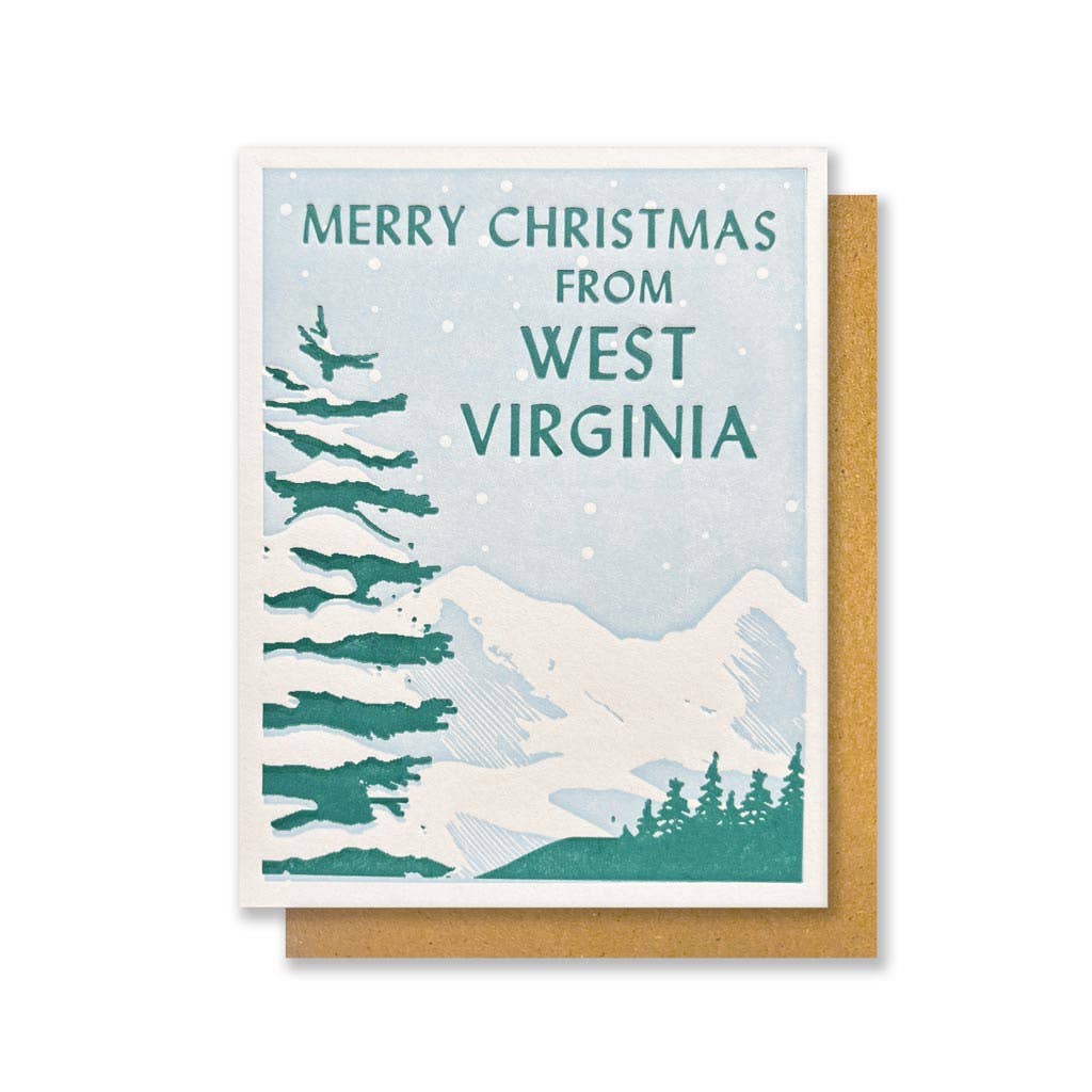 Merry Christmas from West Virginia - Holiday Card – The Museum Store at ...