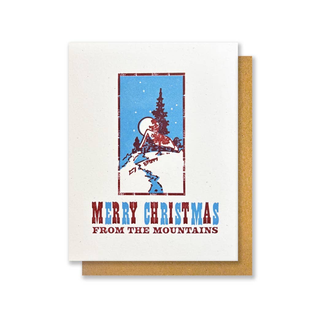 Merry Christmas from the Mountains Card – The Museum Store at the ...