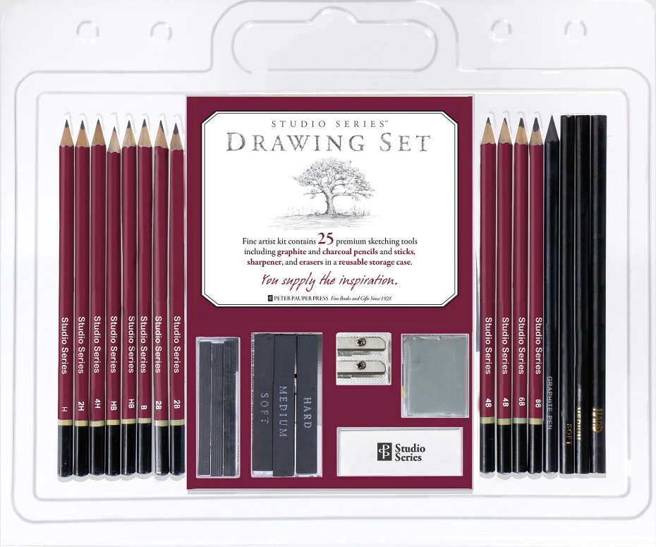 Studio Series 26-Piece Sketch & Drawing Pencil Set – The Museum Store ...
