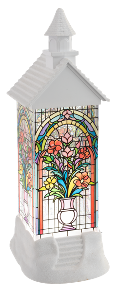 LED Light Up Stained Glass Church Shimmer Figurine – The Museum Store ...