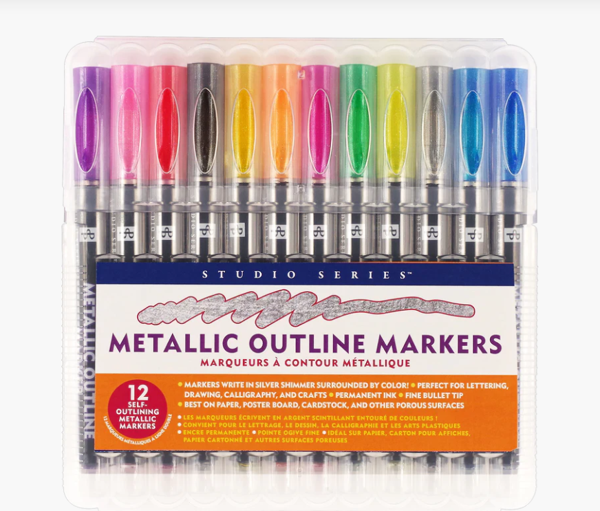 Studio Series Metallic Outline Markers – The Museum Store at the ...